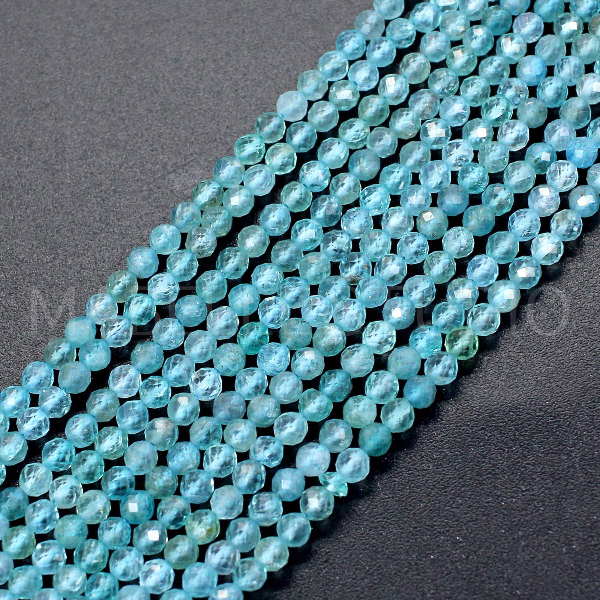 Blue Chalcy Beads Strand Rondelle Faceted Beads Semi | Etsy
