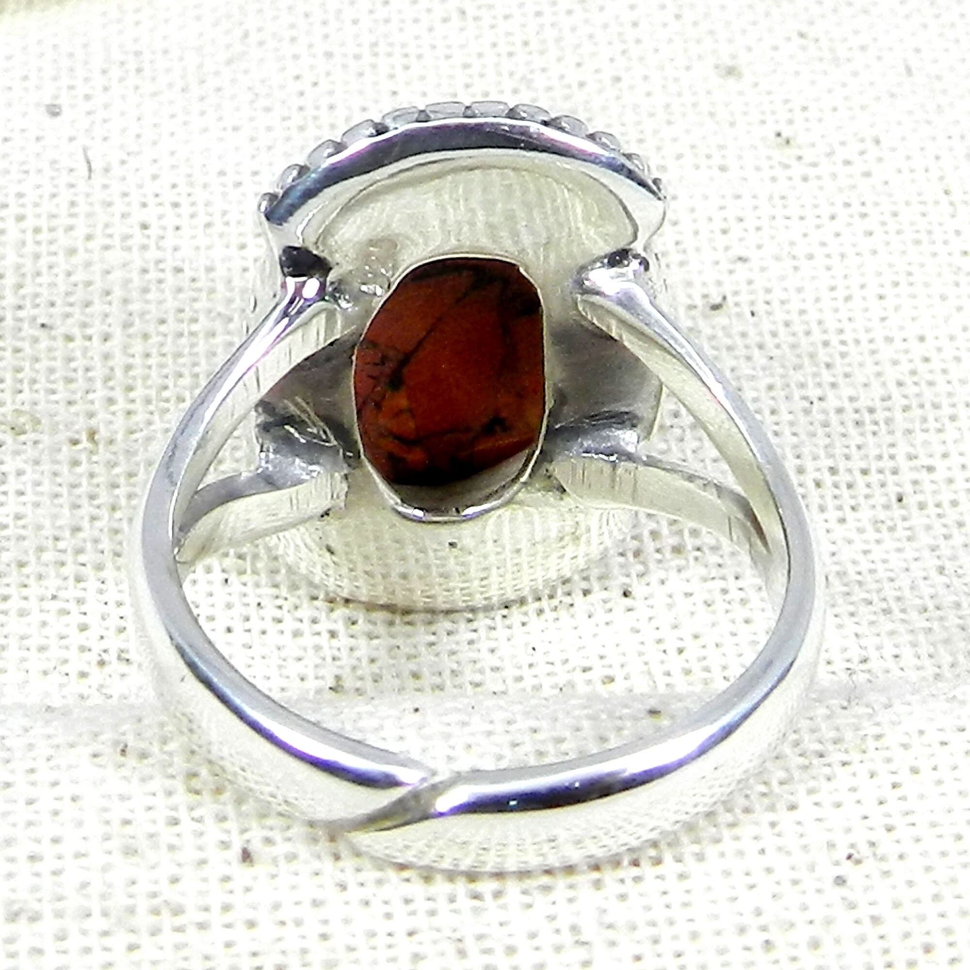 Red Copper Turquoise Ring 925 Sterling Silver Ring Boho | Etsy