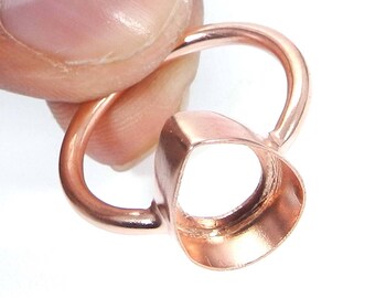 925 Sterling Silver Solid Ring Collet 6 X 6 Mm to 10x 10 Mm - Etsy