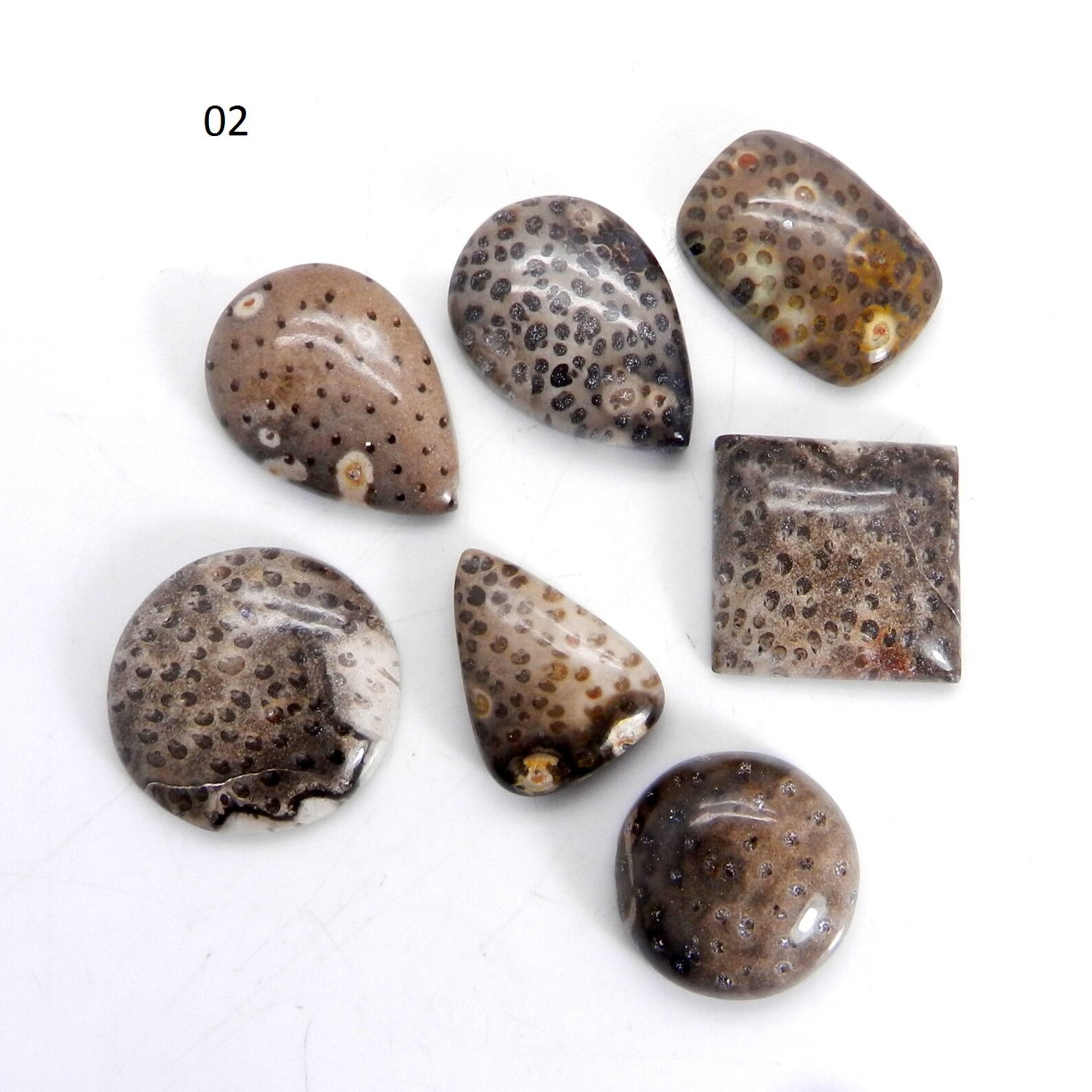 Natural Plum Wood Jasper Mix Shape Wholesale Semiprecious - Etsy