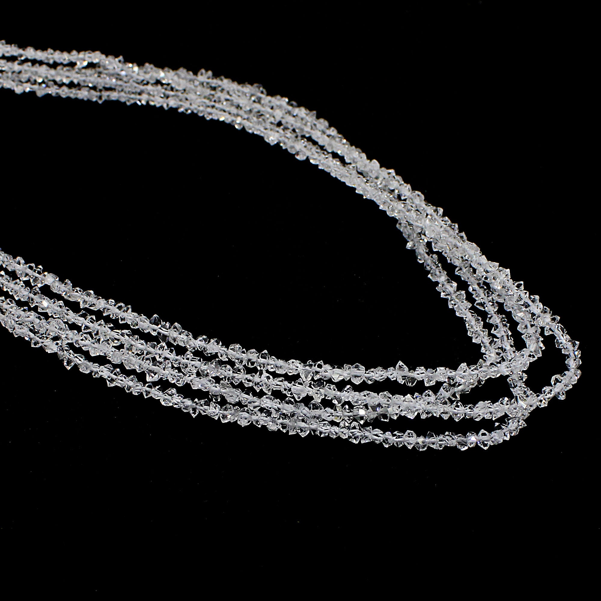 Natural HERKIMER Diamond Beads Jewelry Making Chip Stone | Etsy