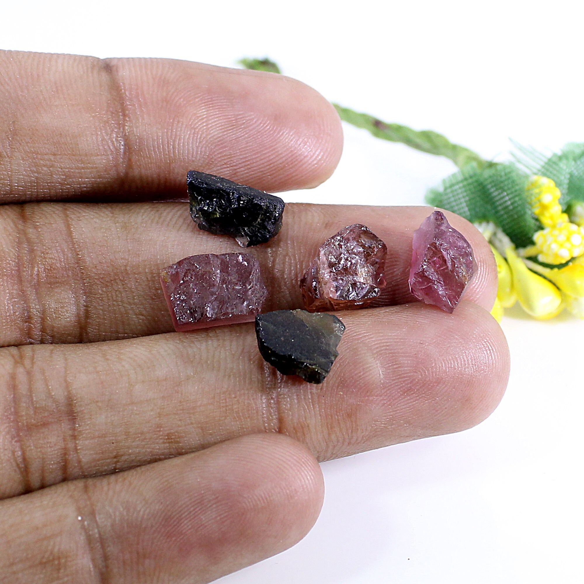 Rough Gemstones Natural TOURMALINE Raw Stones Loose Stones - Etsy