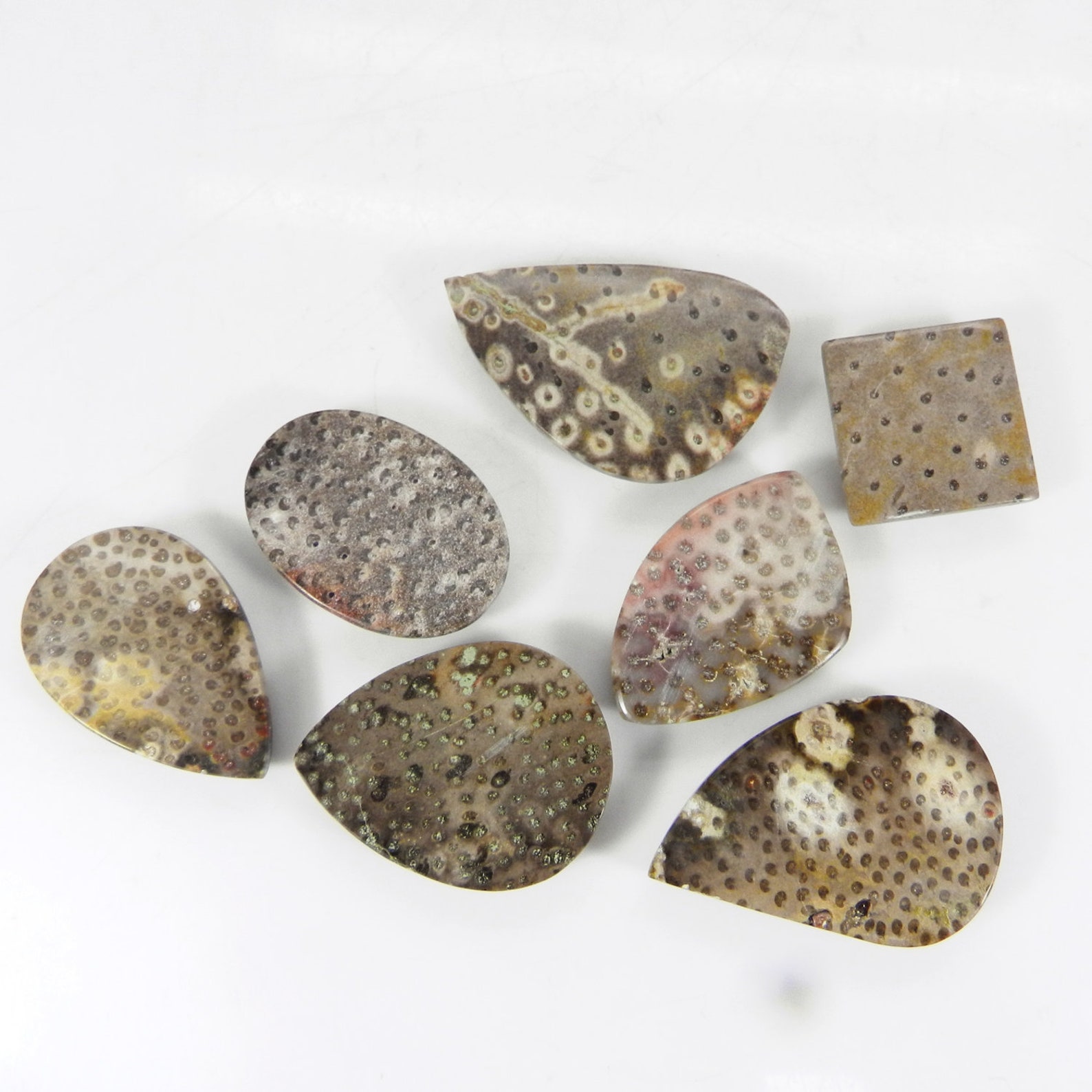 Natural Plum Wood Jasper Mix Shape Wholesale Semiprecious - Etsy