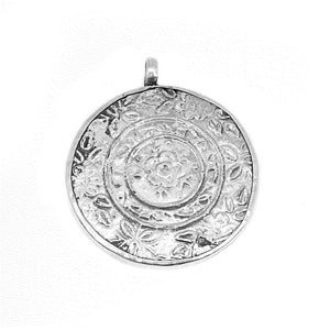 Lord Buddha Painting-glass Frame Pendant-925 Sterling Silver - Etsy