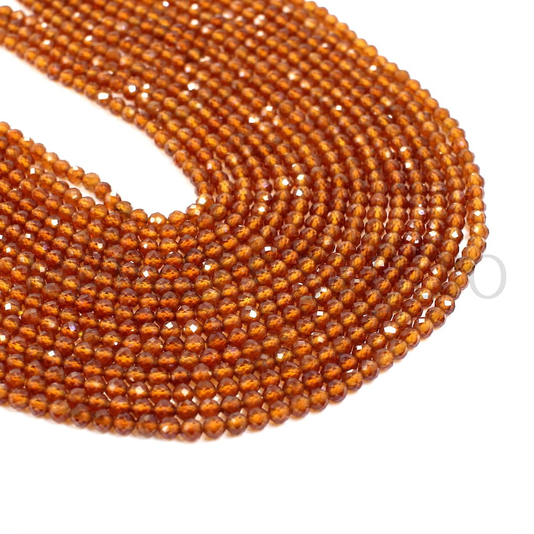Faceted Dark Citrine Hydro Beads Citrine Gemstone Beads - Etsy