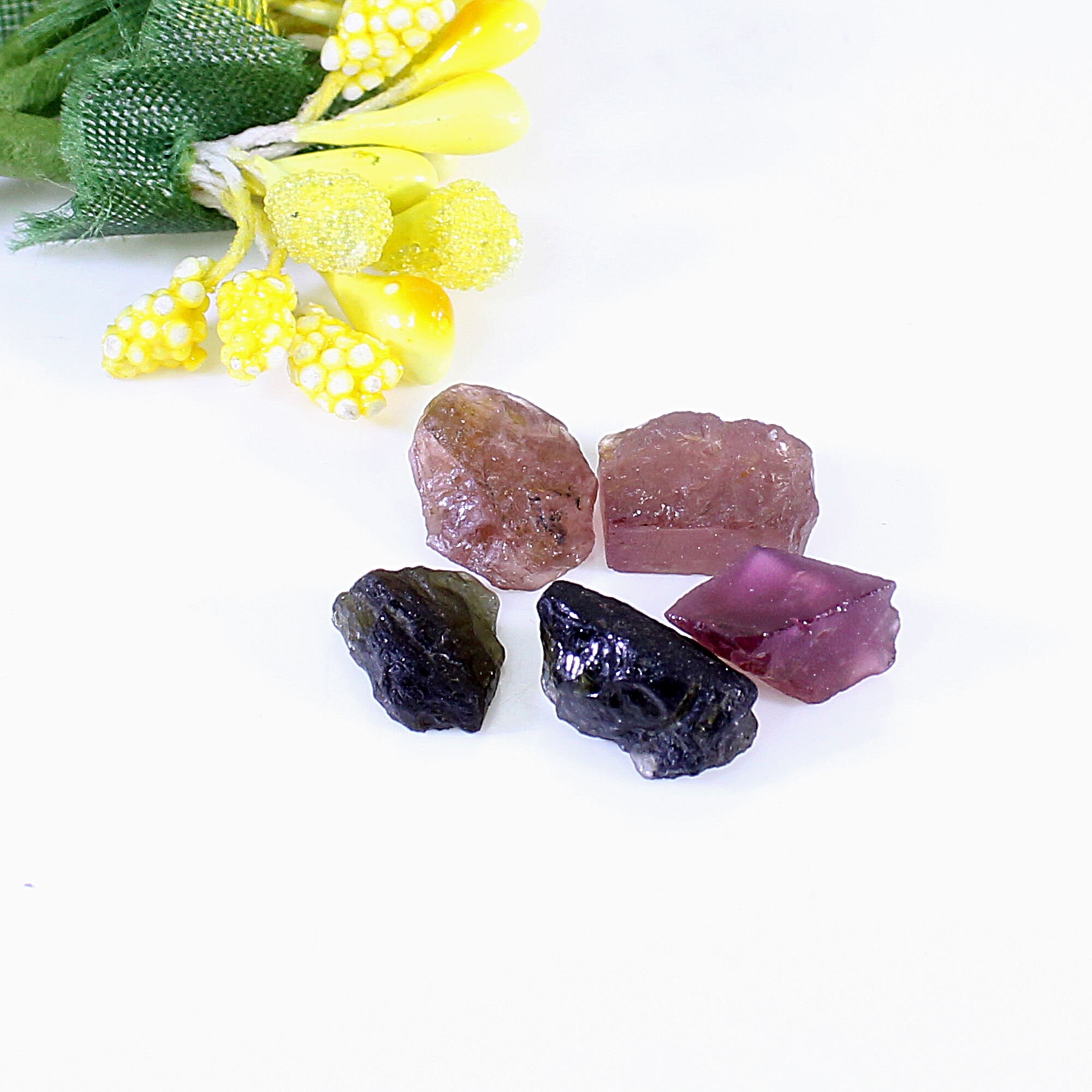 Rough Gemstones Natural TOURMALINE Raw Stones Loose Stones | Etsy