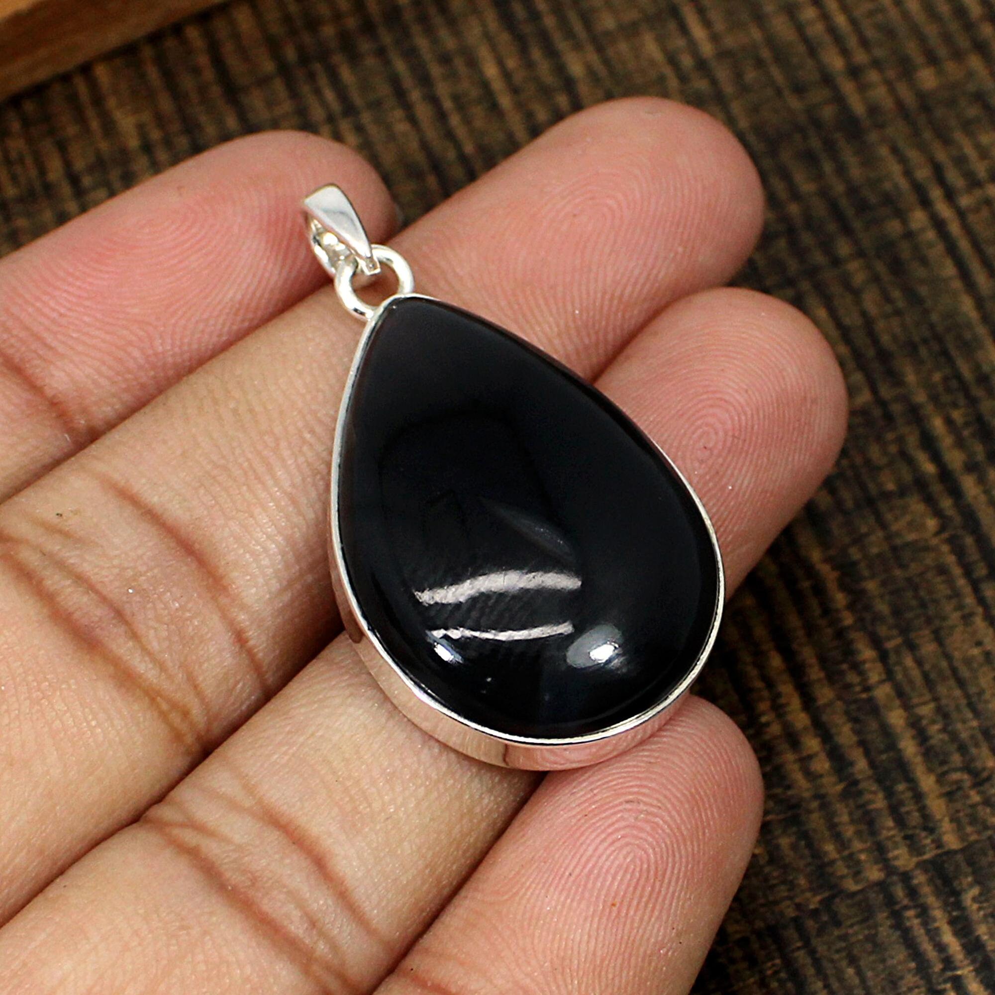 925 Sterling Silver Agate Pendantoutback - Etsy