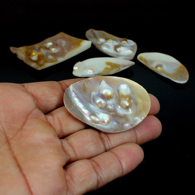 250ct Natural Solid Blister Pearl Irregular Shape Bumpy - Etsy
