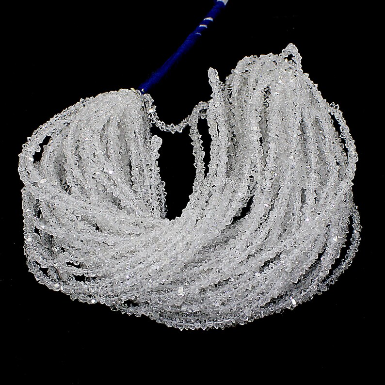 Natural HERKIMER Diamond Beads Jewelry Making Chip Stone | Etsy