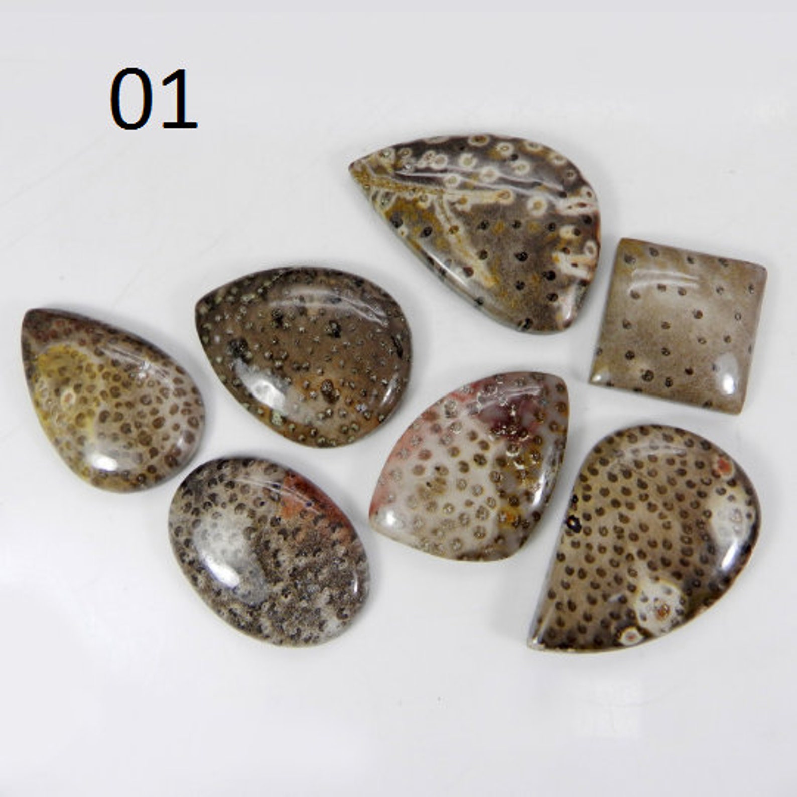 Natural Plum Wood Jasper Mix Shape Wholesale Semiprecious - Etsy