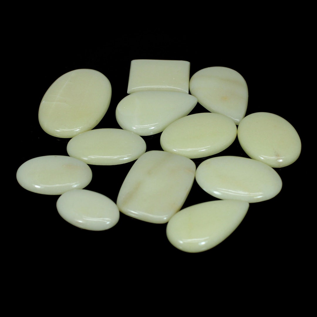 Natural Cream Jasper Highly Polished Mix Shape Cabochon Wholesale Lot ...