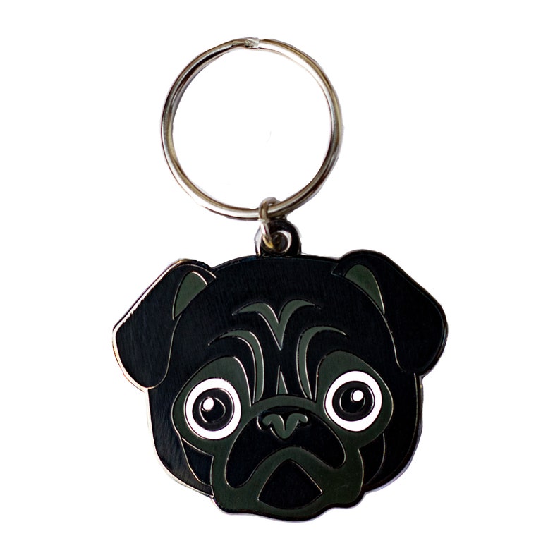 Pug Key Chain I Pug Stocking Stuffer Gift - Etsy
