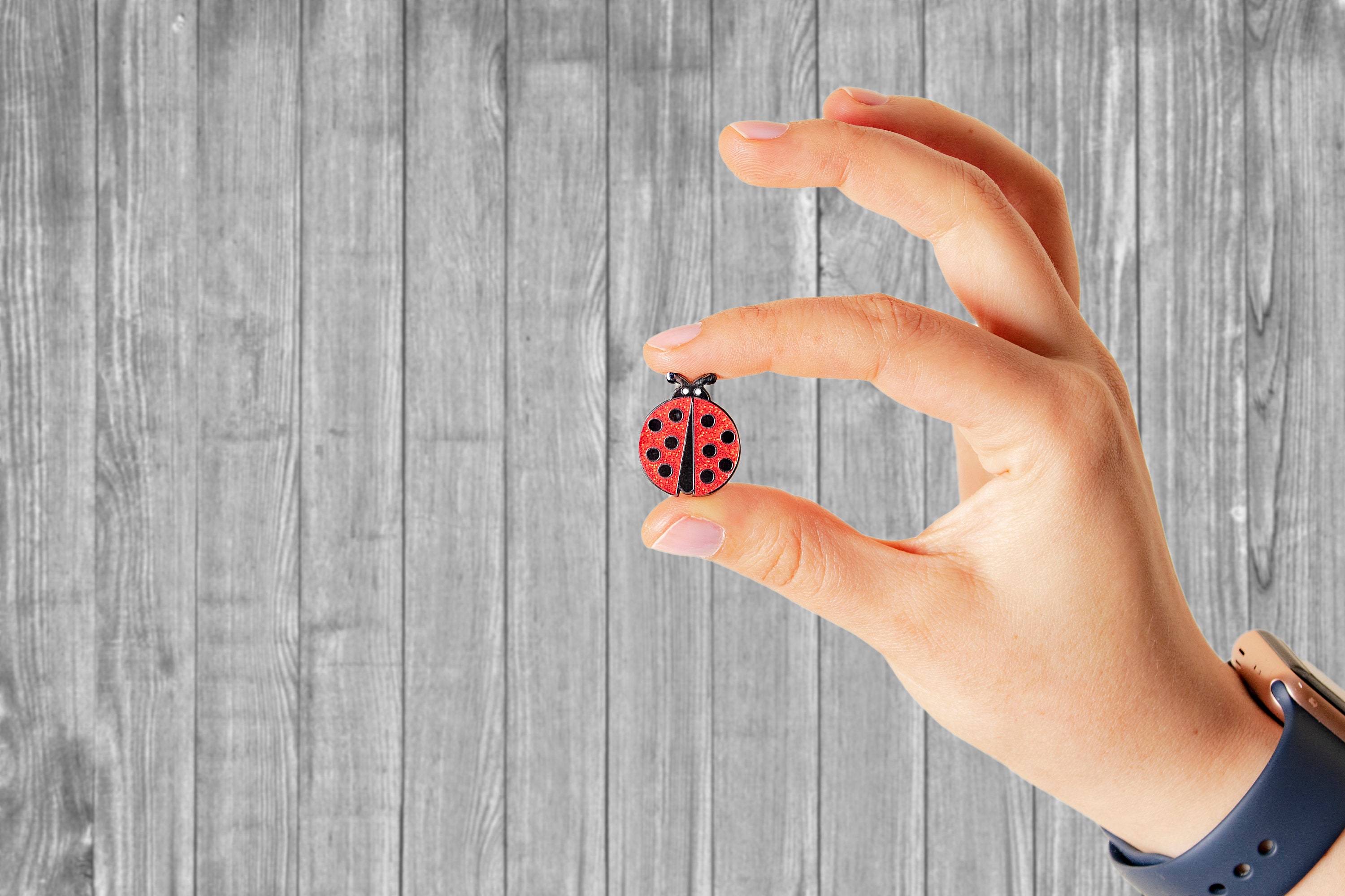 Ladybug Enamel Pin I Lucky Lady Bug Pin Gift I Hard Enamel Pin Stocking ...