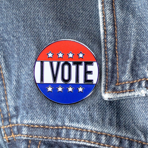 I Voted Soft Enamel Pin. Let Everyone Know That You Voted With | Etsy