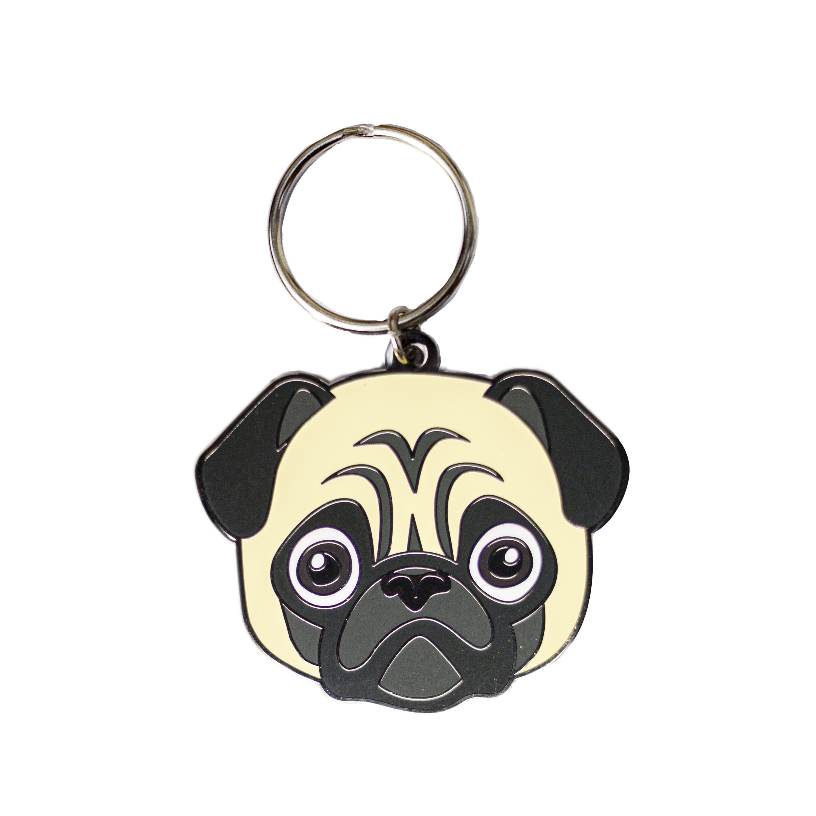 Pug Key Chain I Pug Stocking Stuffer Gift - Etsy