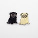 Black Pug Hard Enamel Pin Cute Pug Pin Cute Pug Gift - Etsy