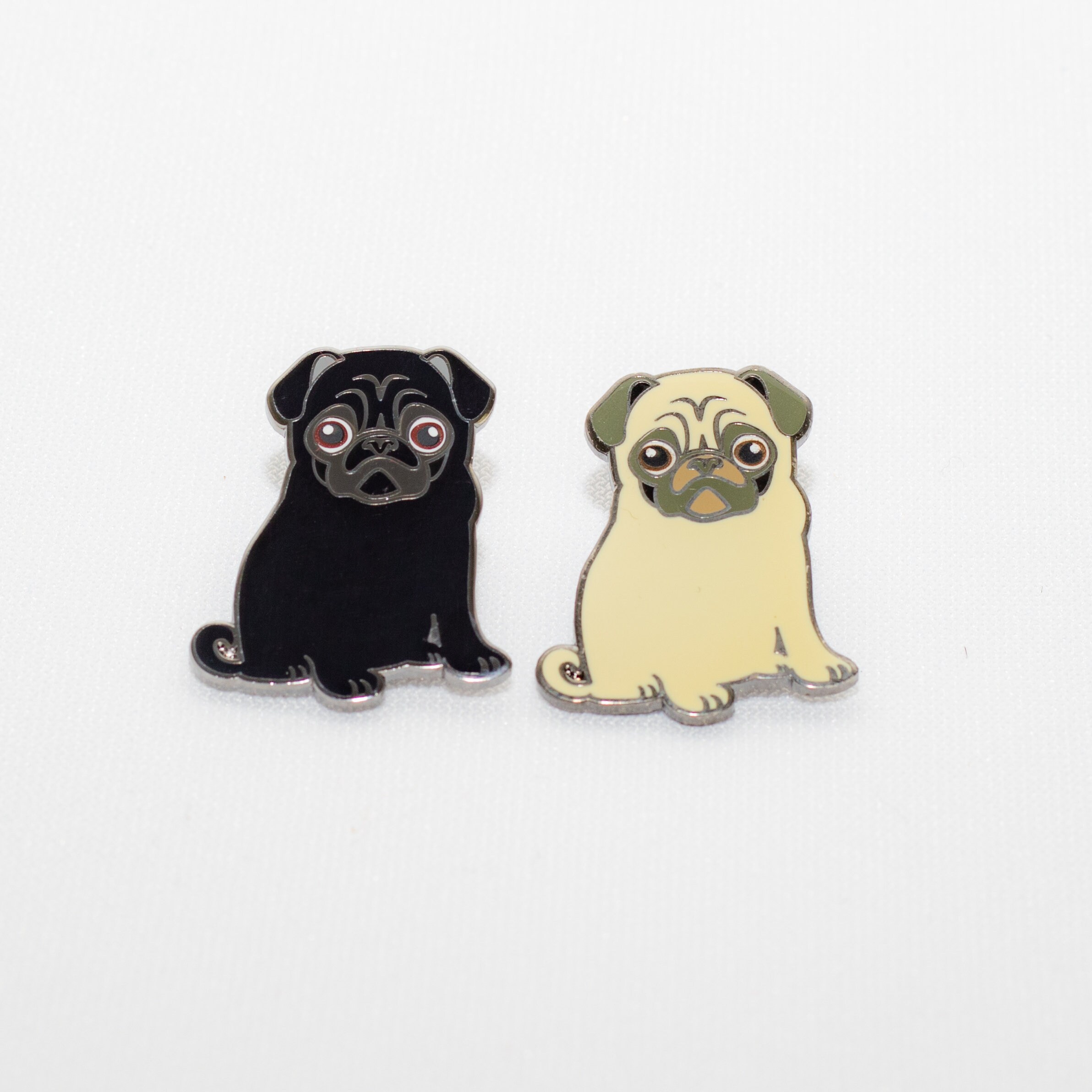 Black Pug Hard Enamel Pin | Cute Pug Pin | Cute Pug Gift - Etsy
