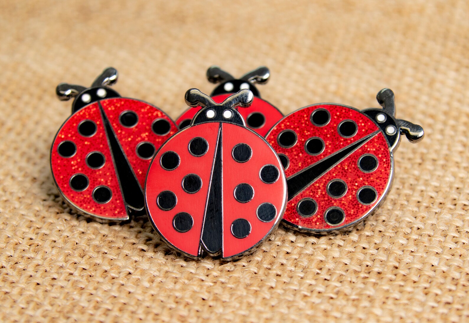Ladybug Enamel Pin I Lucky Lady Bug Pin Gift I Hard Enamel Pin | Etsy
