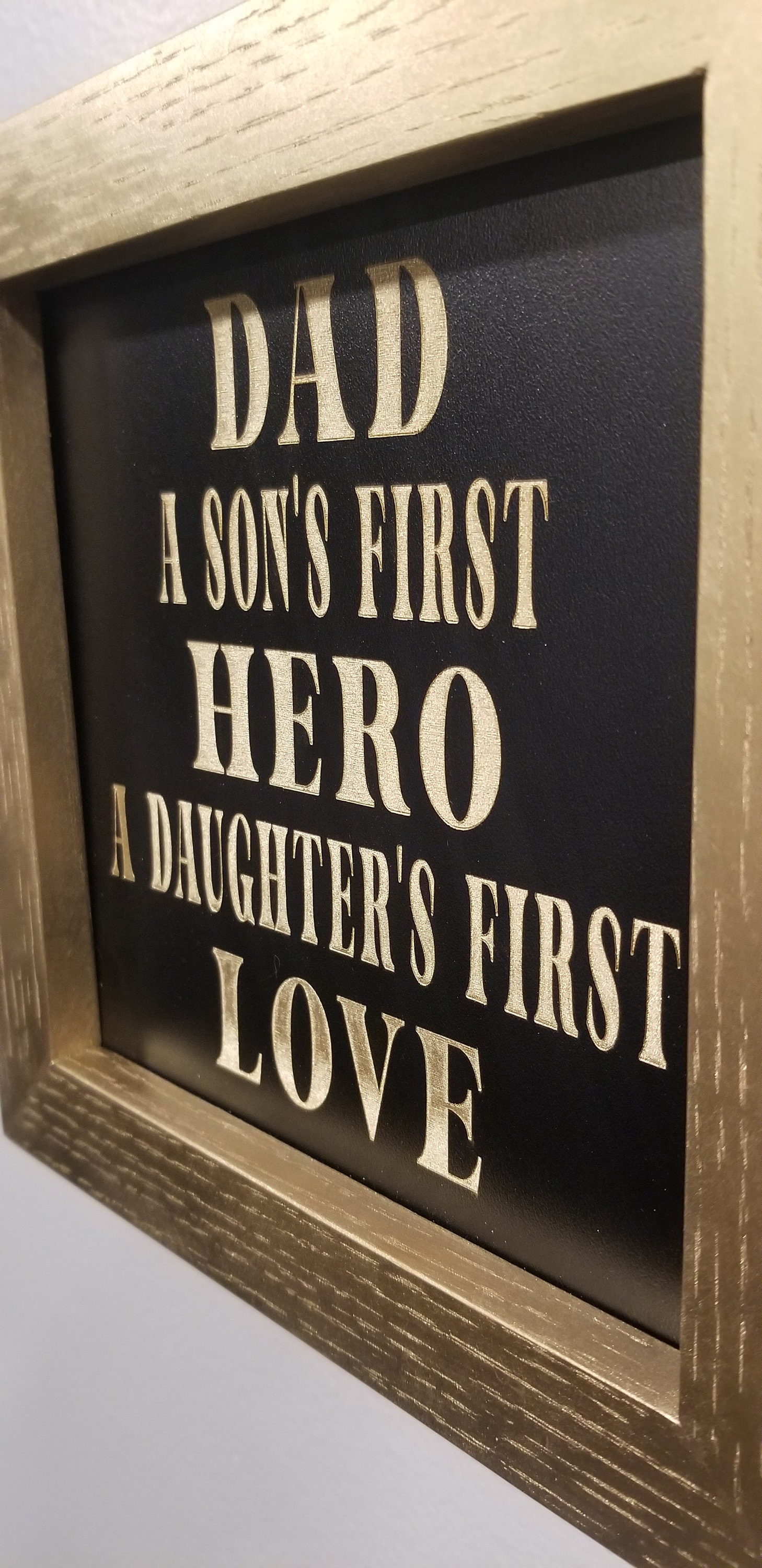 Father's Day Gift Dad Wooden Sign Gift From Daughter Gift - Etsy