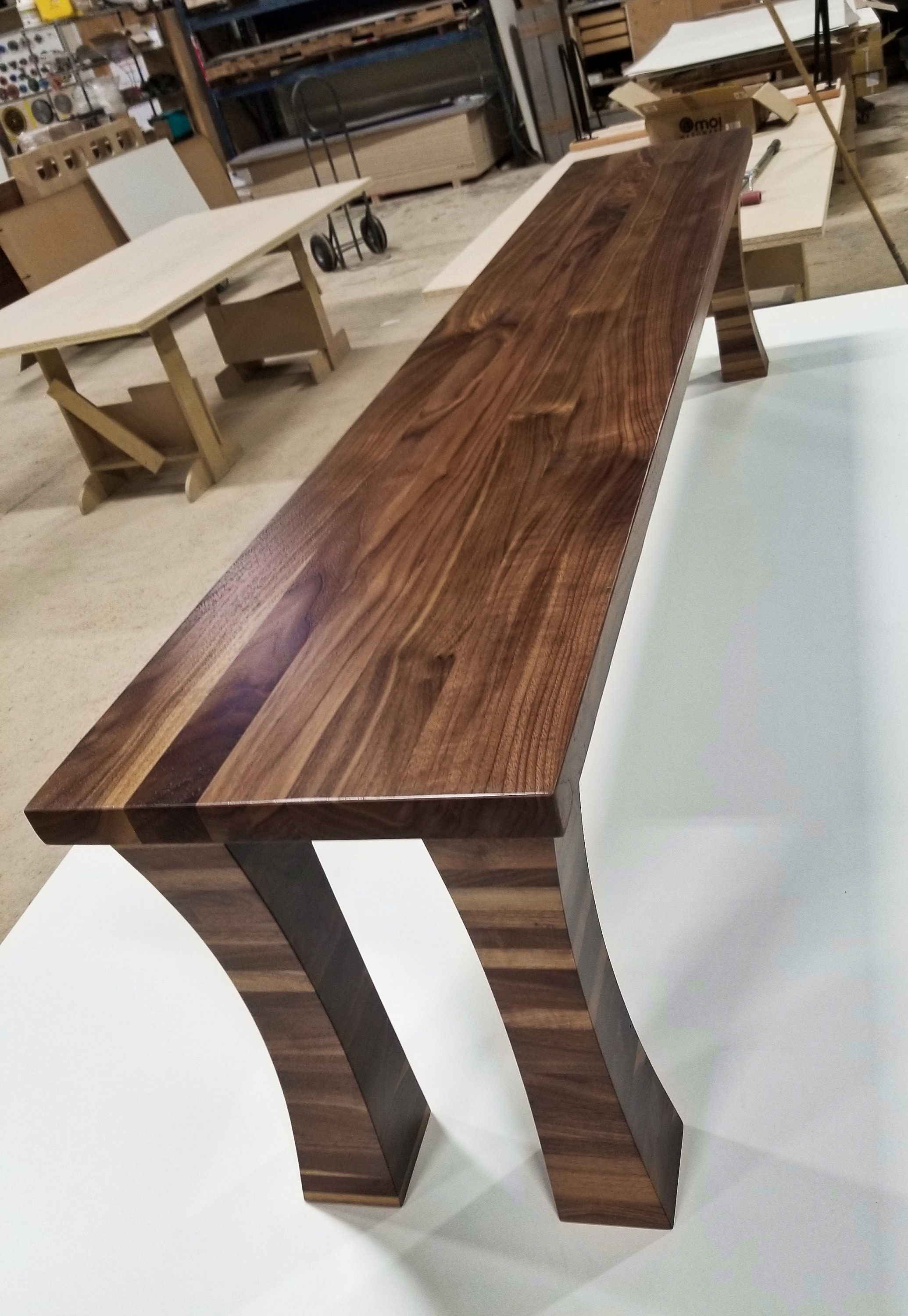 Walnut Entryway Bench Living Room Front Door Bench Hallway - Etsy