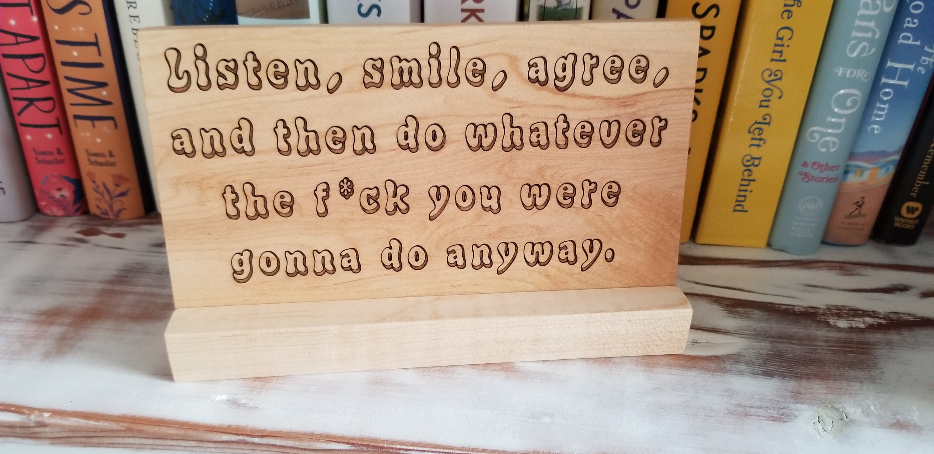 Funny Sign Adult Humor Wood Sign Small Wood Plaque Home Decor - Etsy