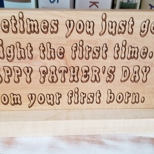Father's Day Gift Funny Sign Adult Humor Wood Sign Small Wood Plaque ...