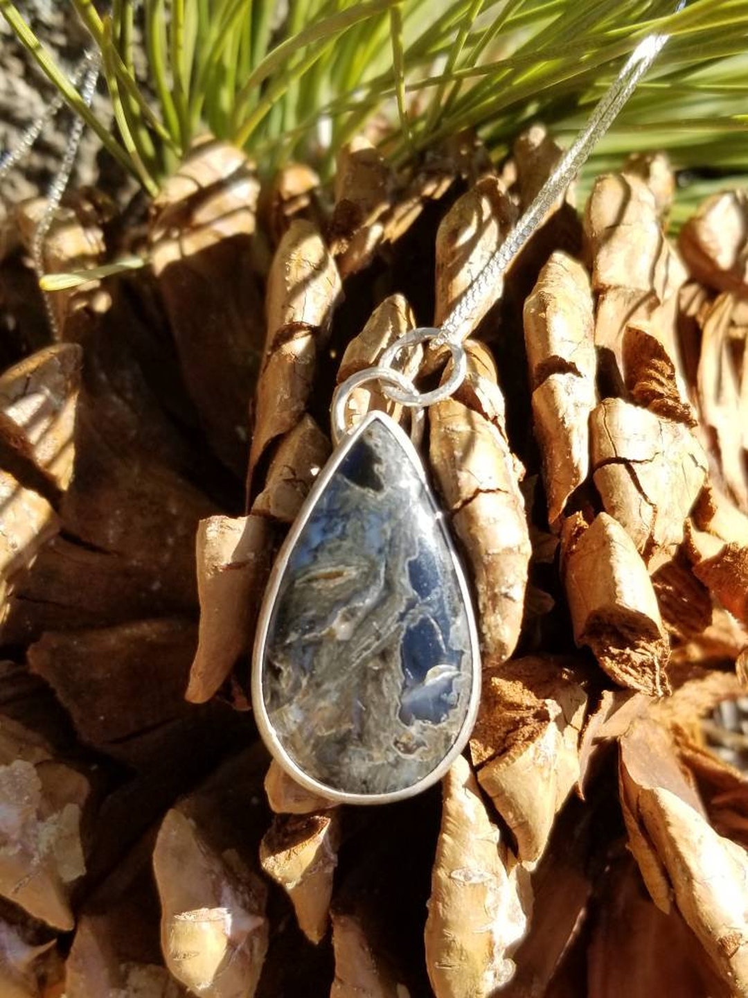 Turkish Stick Agate Pendant - Etsy