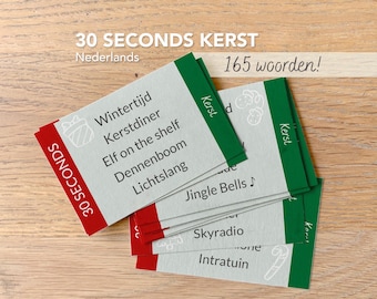 30 seconds Sinterklaas spel Nederlands | Zelf printen - Etsy Nederland