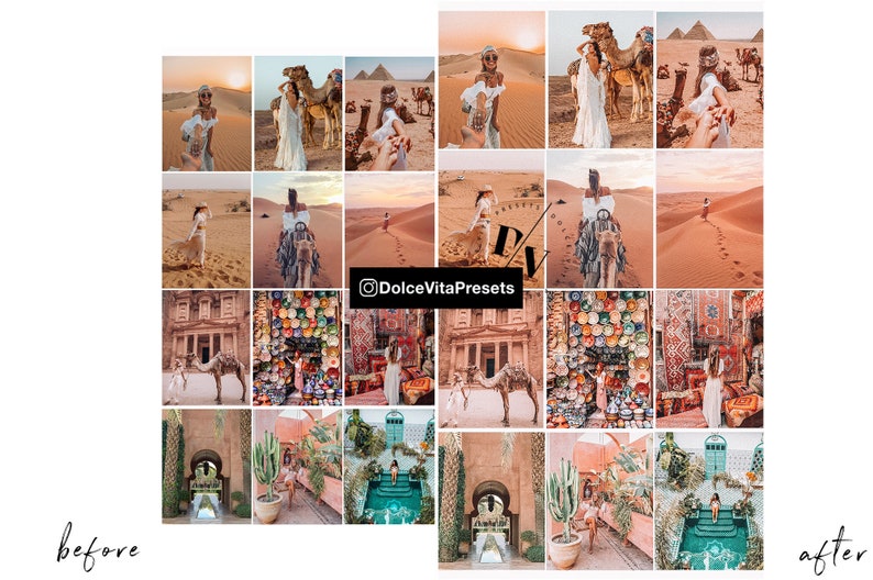 Desert - 3 Mobile Lightroom Presets, VSCO, Professional Instagram ...