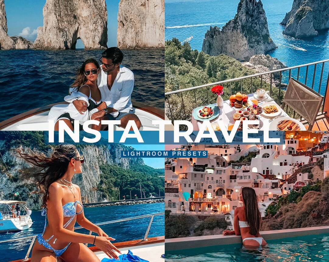 Insta Travel - 4 Mobile Lightroom Presets, Travel, Traveling, Instagram ...