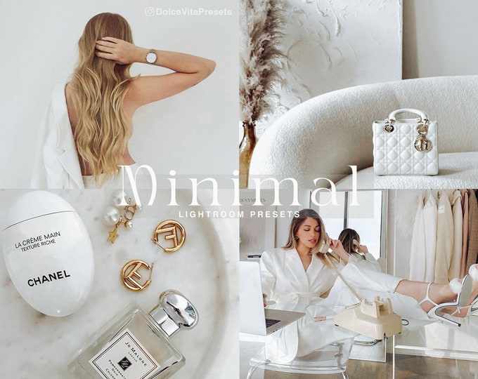 Minimal 30 Lightroom Mobile Presets Bright, VSCO, Instagram, Minimal ...