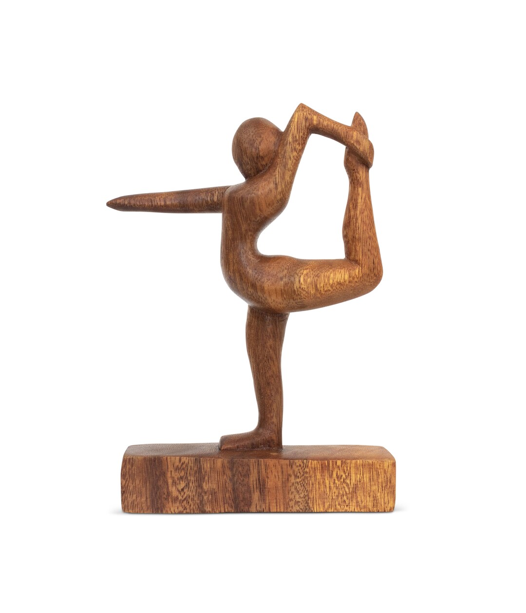 8 Wooden Mini Yoga Figurines, Yoga Pose Statue, Yoga Room Studio Decor ...