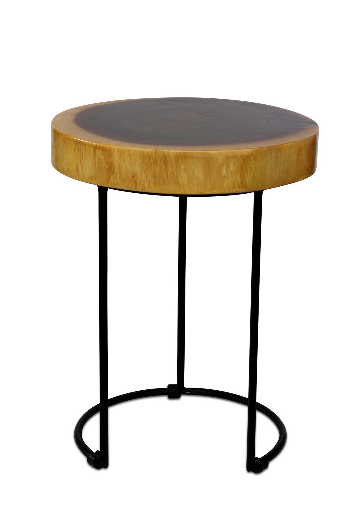 18 Wooden Hand Carved Modern Stool Solid Wood Rustic - Etsy