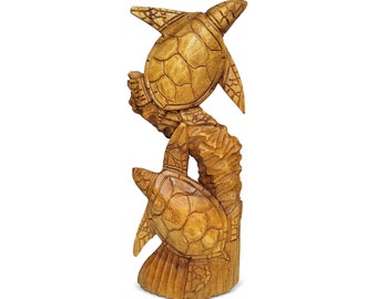 Wood Turtle Decor | Etsy