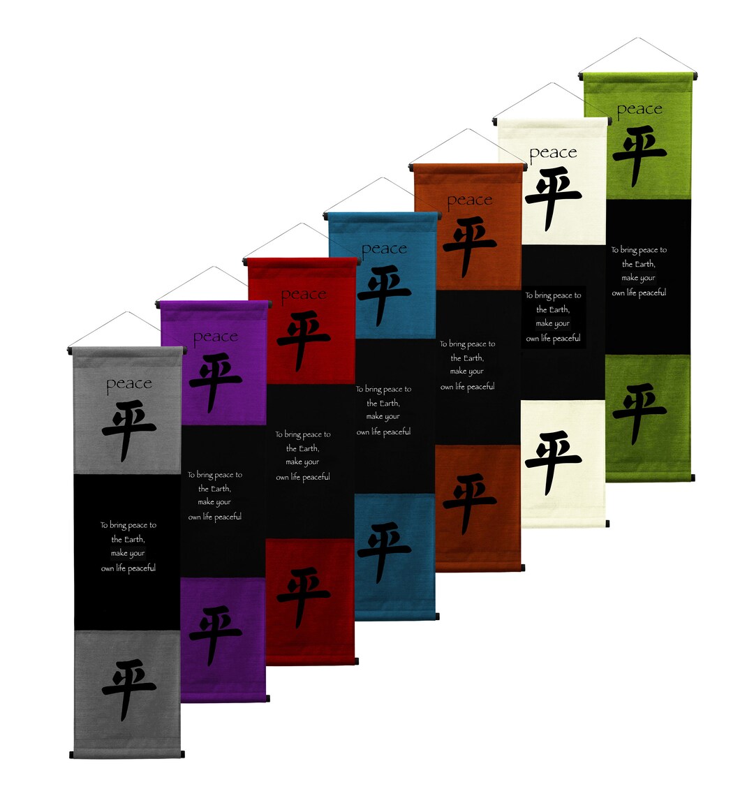 Peace Motivational Wall Decor Scroll, Inspirational Quotes, Thoughtful ...