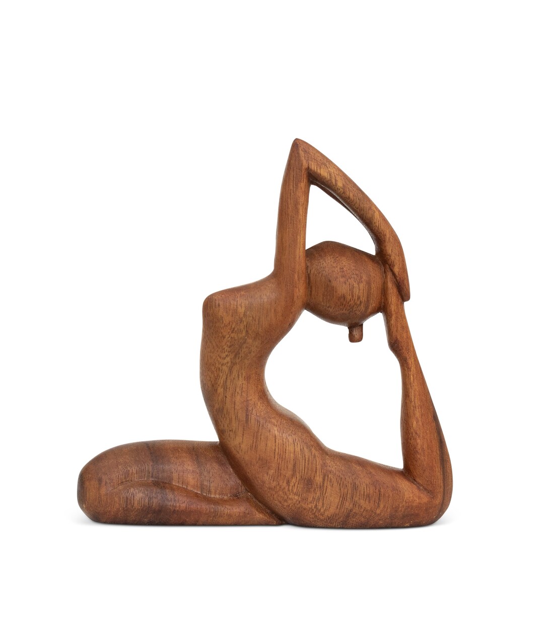 8 Wooden Mini Yoga Figurines, Yoga Pose Statue, Yoga Room Studio Decor ...