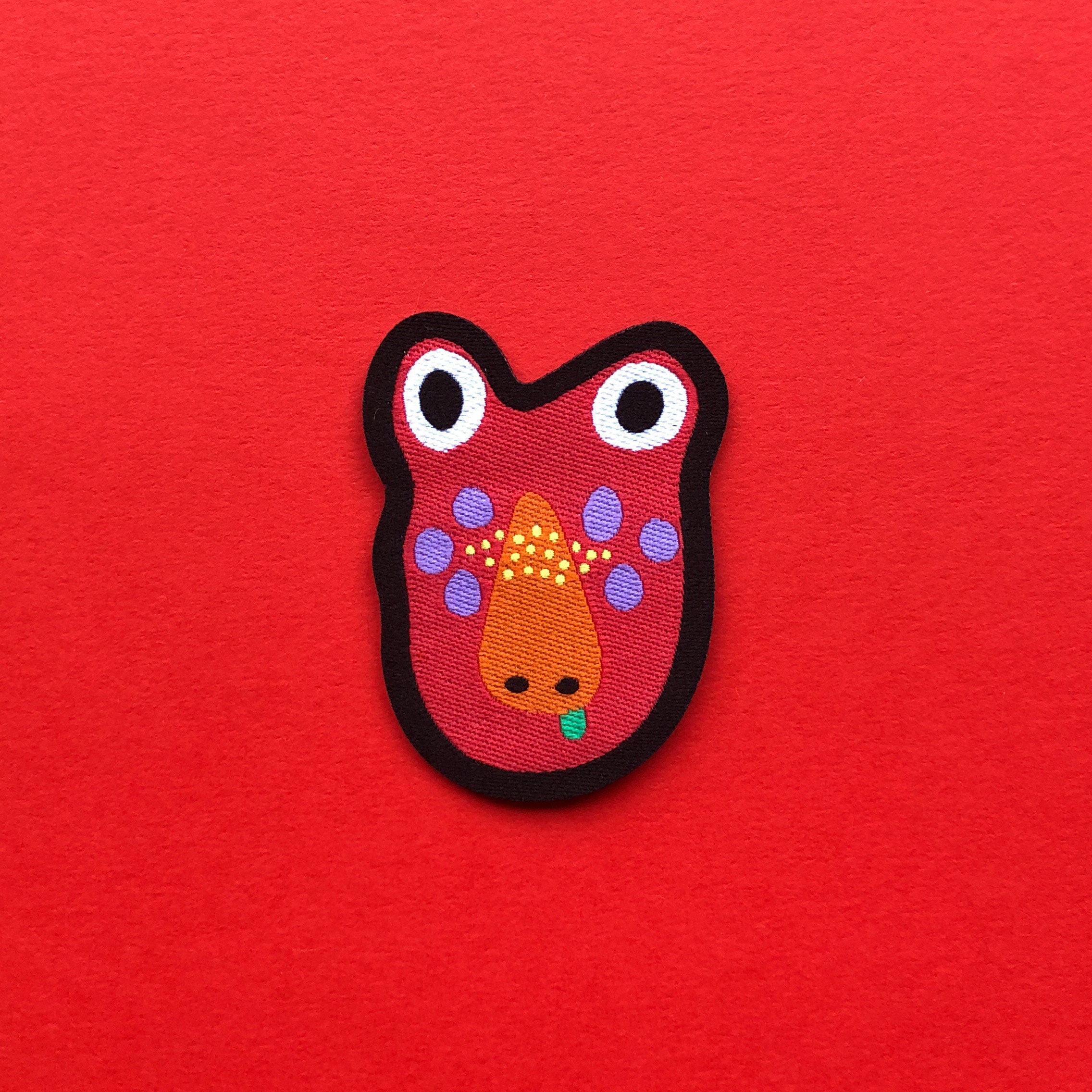 Snotty Monster Embroidered Badges - Etsy