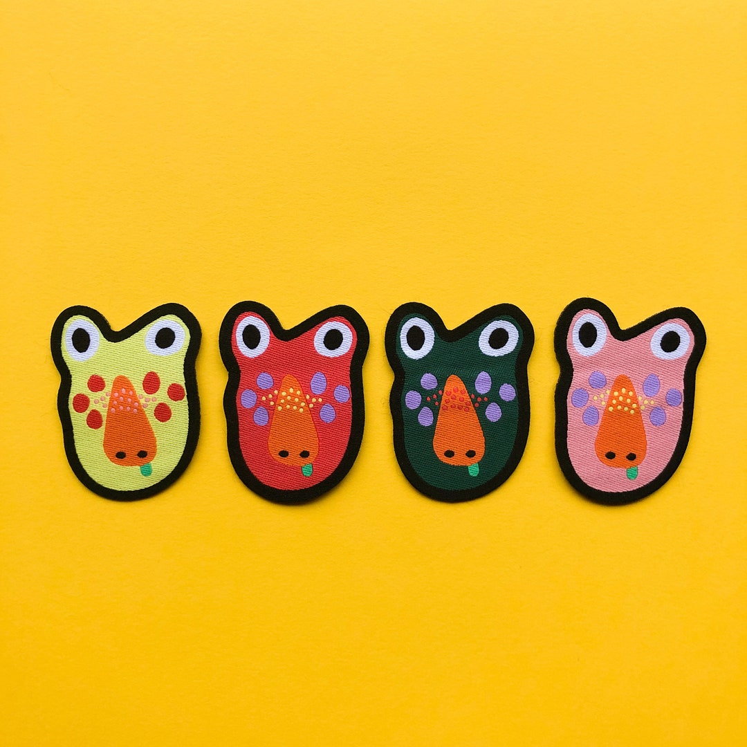 Snotty Monster Embroidered Badges - Etsy