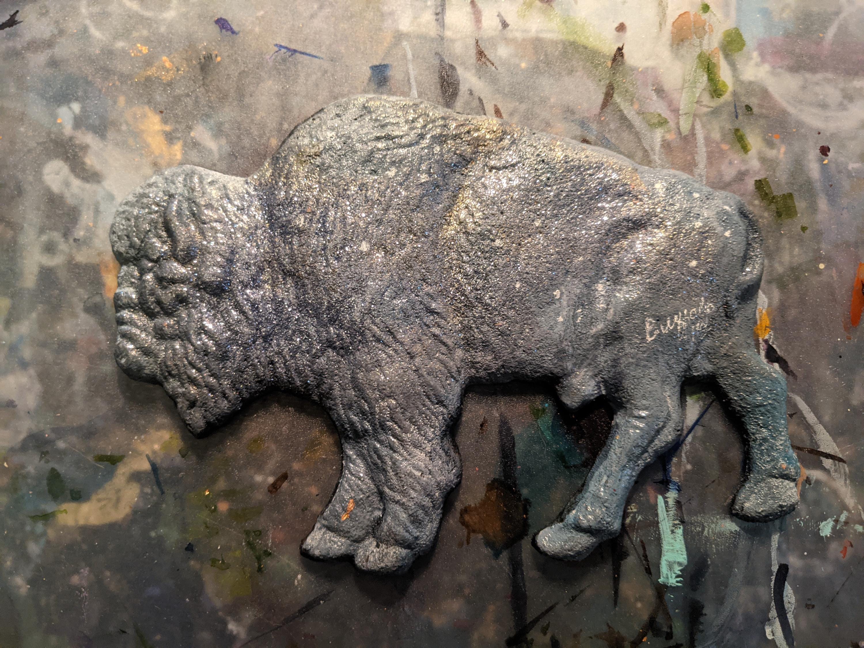 Cast Iron Buffalo Bison Hand Painted Wall Art From Buffalo NY - Etsy