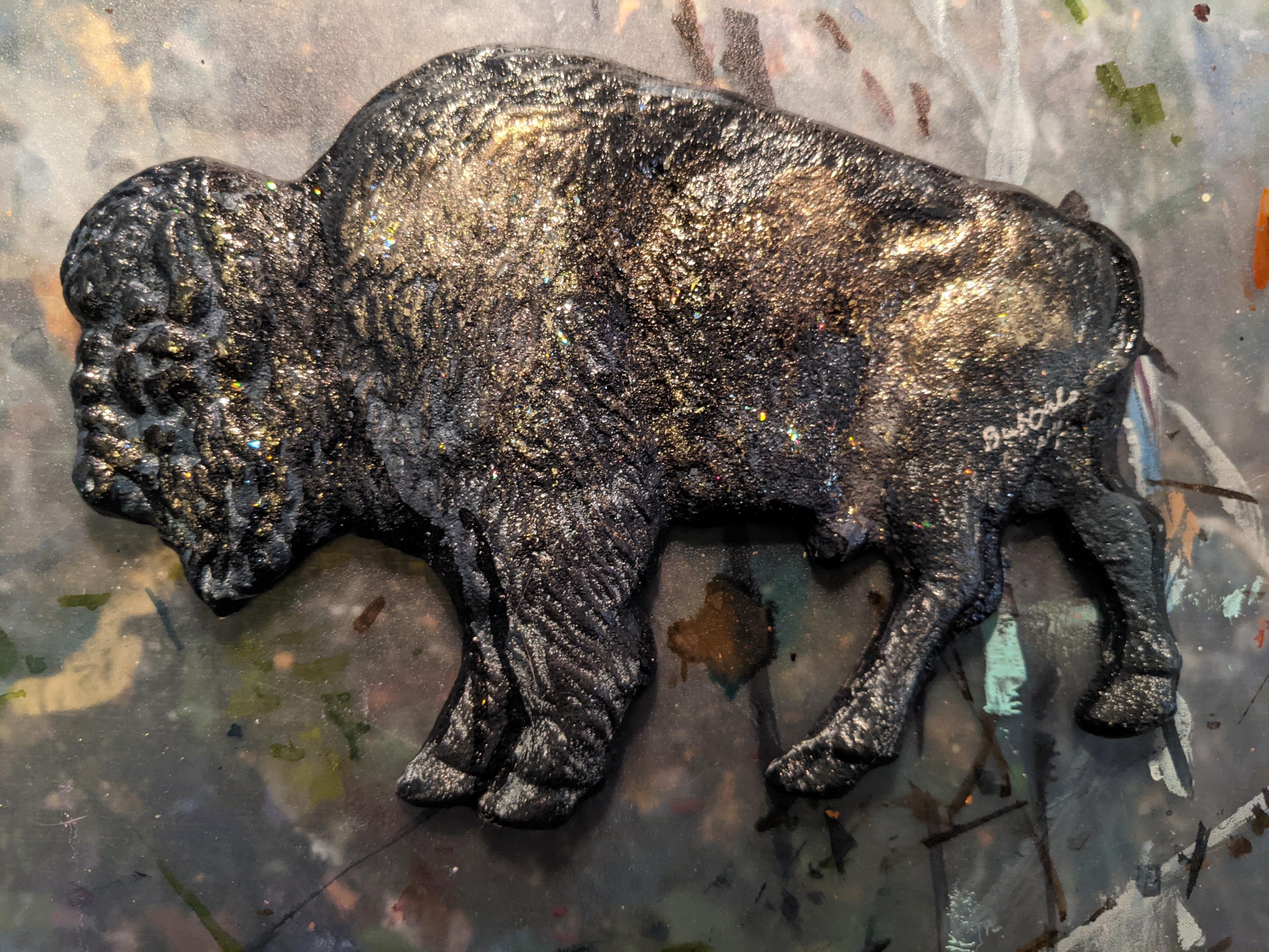 Cast Iron Buffalo Bison Hand Painted Wall Art From Buffalo NY - Etsy