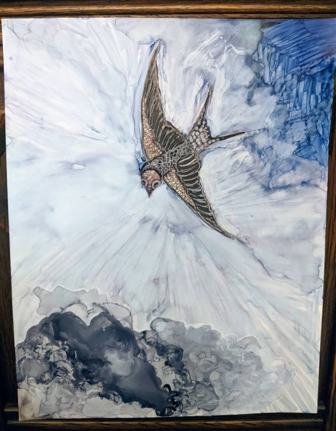 Freedom - Alcohol Ink Painting - Etsy