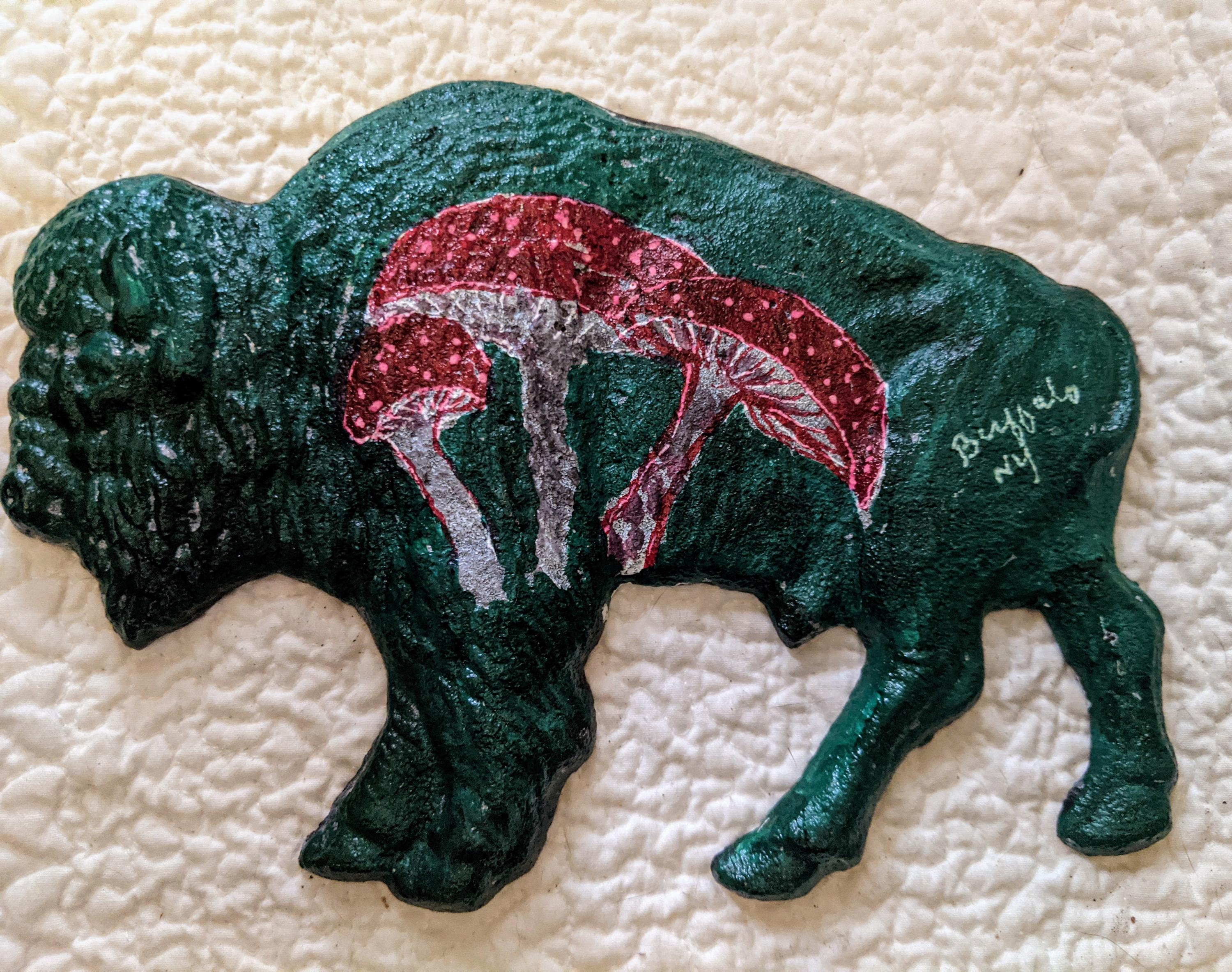 Cast Iron Buffalo Bison Hand Painted Wall Art From Buffalo NY - Etsy