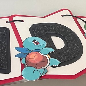 POKEMON Birthday Banner, Pika Pika, Pikachu Banner, Birthday Garland ...