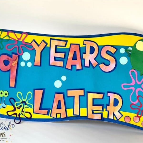 Spongebob Birthday Decorations - Etsy