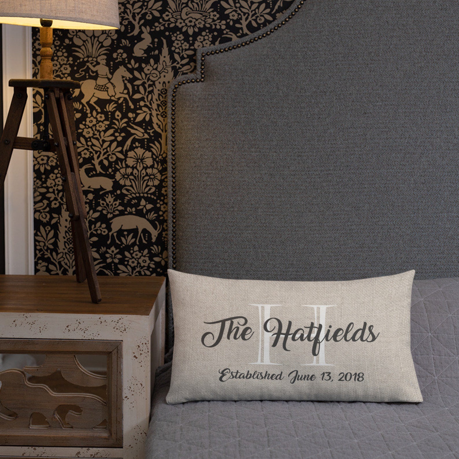 Personalized Wedding Pillow, Custom Pillow, Custom Text Pillow ...