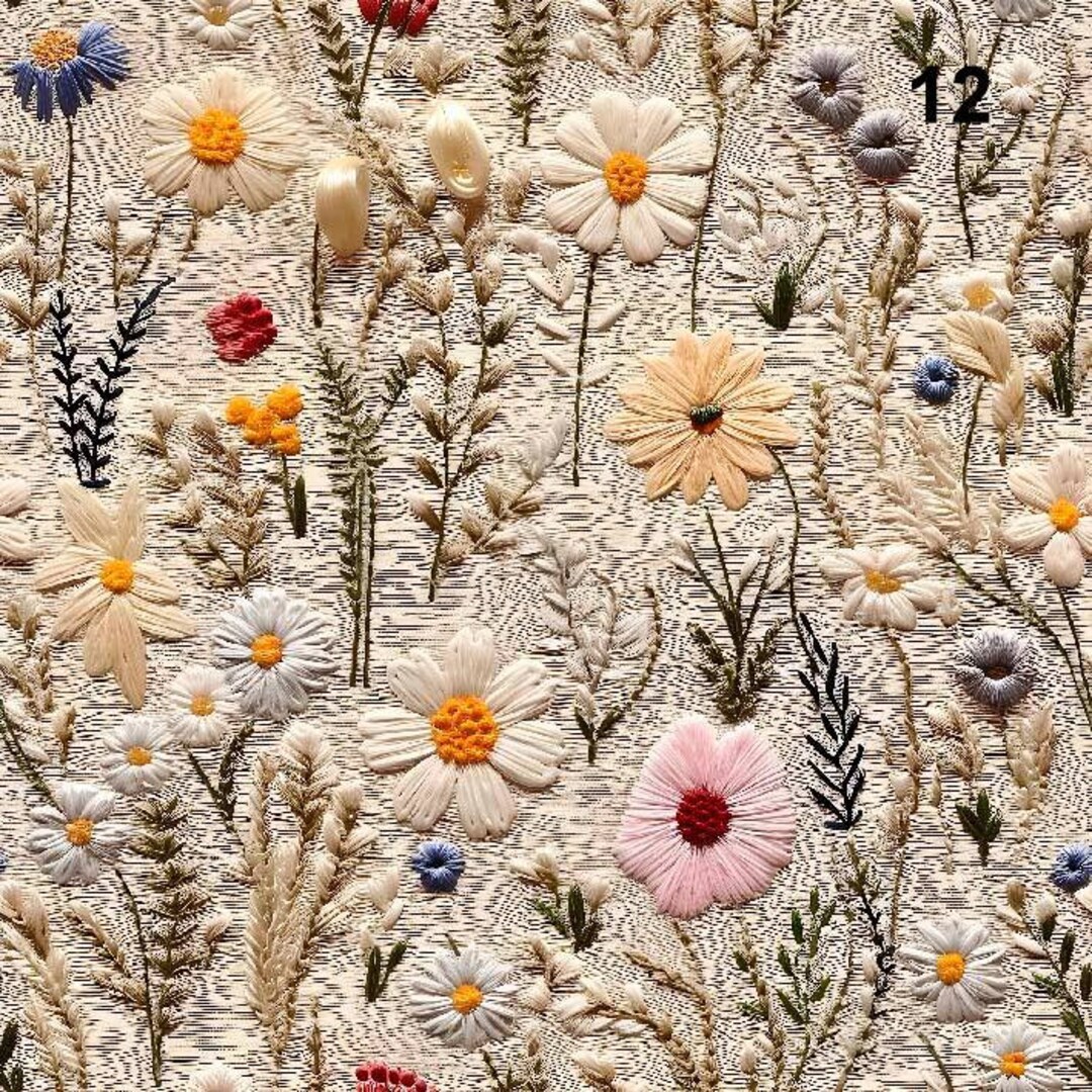 1 Meter Flowers 3D (imitation Embroidery) Italian Velvet Fabric ...