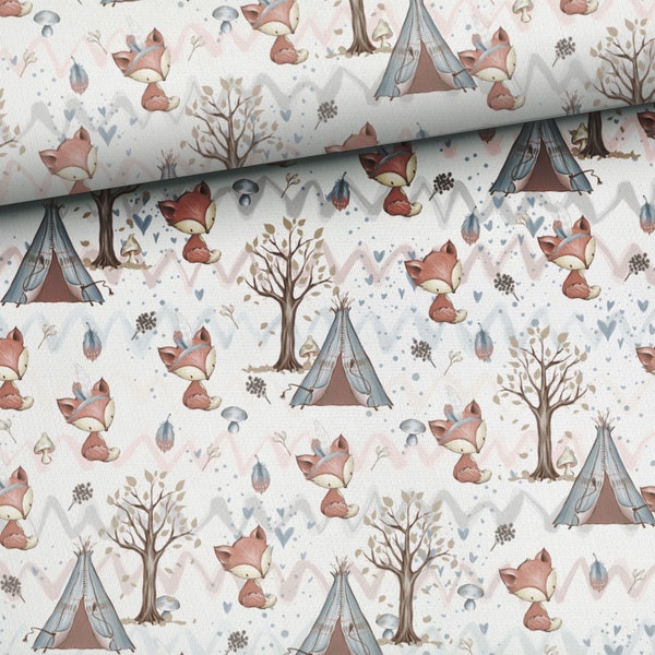 Fox Fabric - Etsy