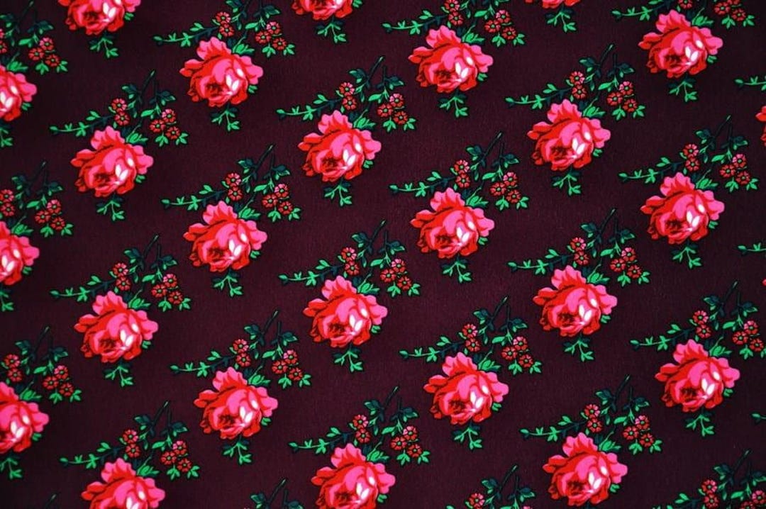 Roses Polish Folk Farbic, Highlander Flowers Pattern, Folklore, Cleo ...