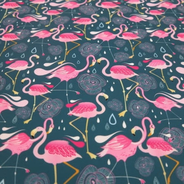 Flamingo Fabric - Etsy