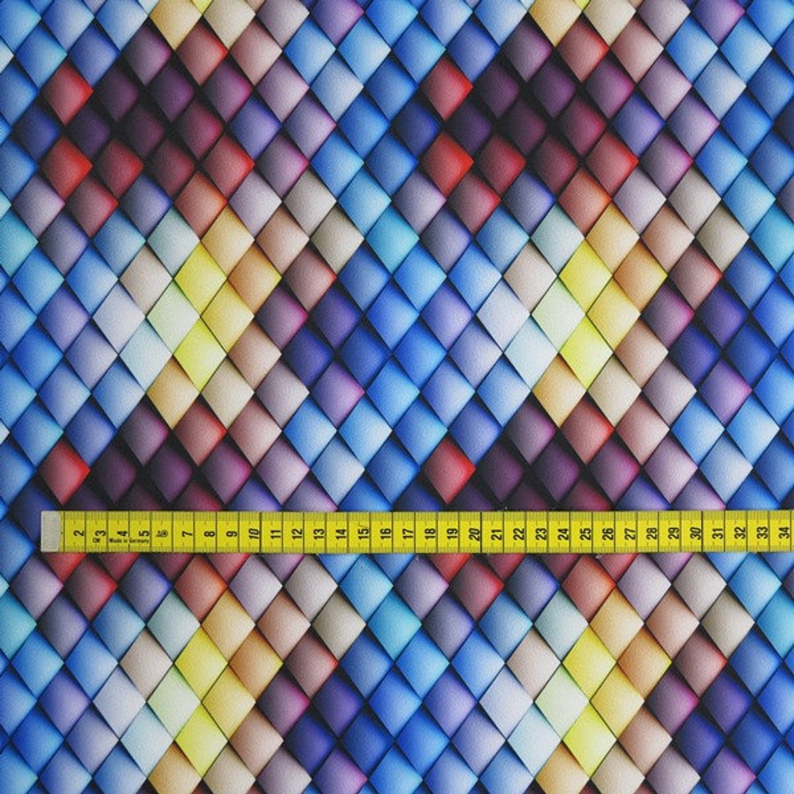 Rainbow Fish Scales Waterproof Fabric Colorful Dragon | Etsy